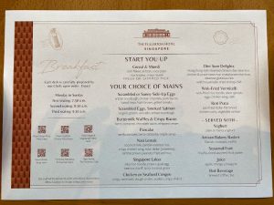 Review: The Fullerton Hotel - The Heritage Room